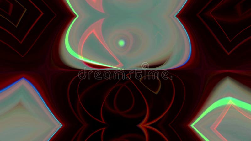 Gleam Motion Trance Hallucination Red Pattern Glow Stock Footage ...