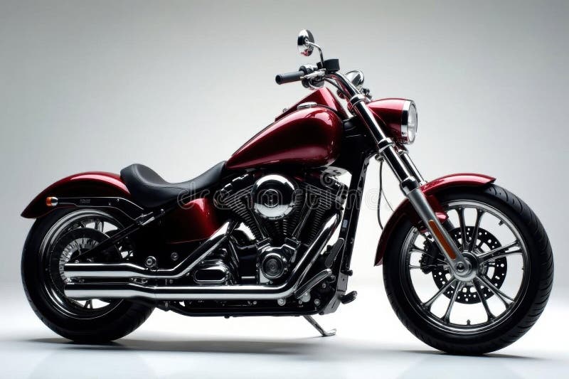 Gleaming Chrome Engine, Custom Bike, Spotlight, Cycle, Machine, Power ...