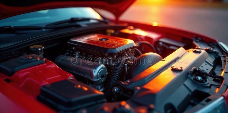 Gleaming Engine Bay Warm Light Stock Illustrations – 3 Gleaming Engine ...