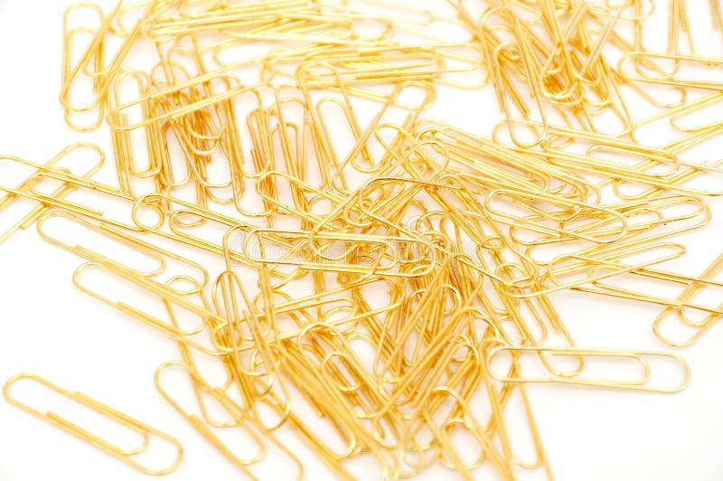 Paperclip Isolated Simple Element Stock Image - Image of montage ...