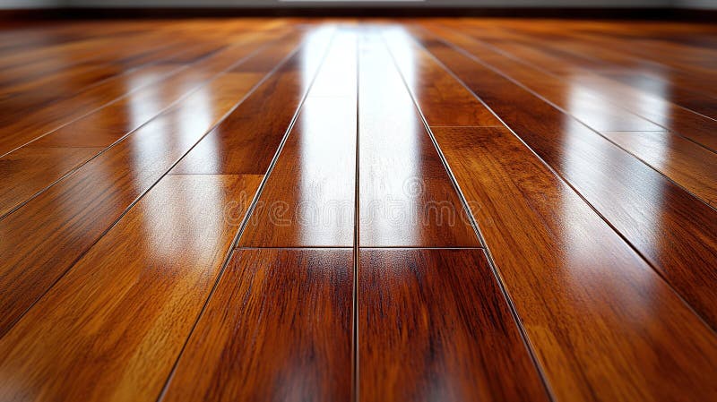 Gleaming Hardwood Floor, Interior Room, Sunlight Reflection, Home ...