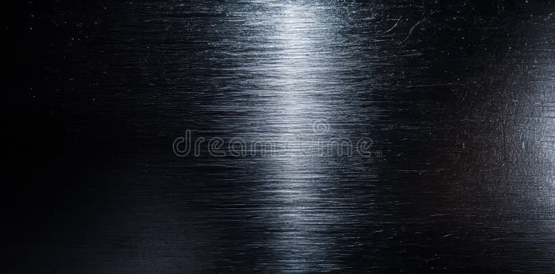 A Gleaming Metal Surface with a Brushed Finish that Reflects Light in ...