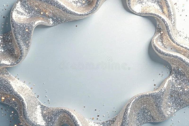 Gleaming Silver Foil Backdrop, Elegant Design , Wrapping Paper, Texture ...