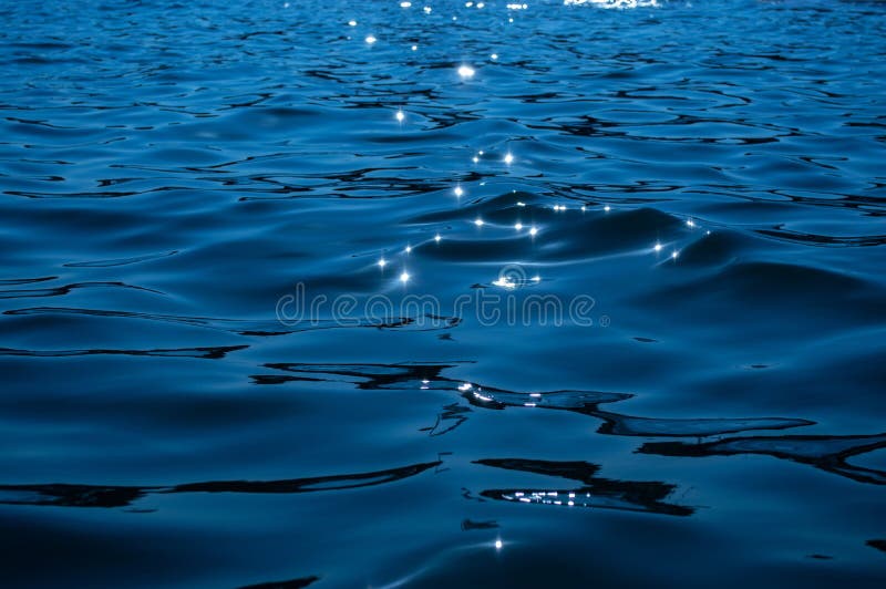 Gleams of Sunshine on Sea Waves Stock Photo - Image of backdrop, gleam ...