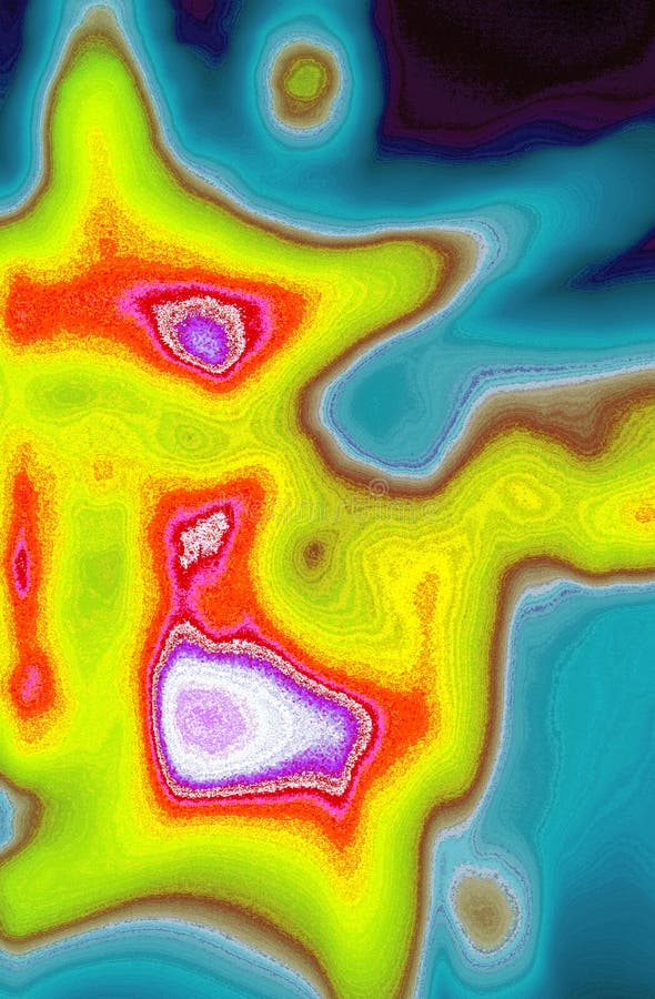 Gleeful Abstract Colorful Forms and Lines Stock Illustration ...