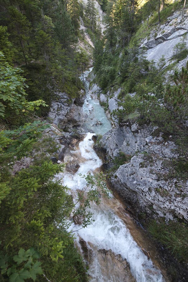 Gleirschklamm gorge stock image. Image of gleirsch, tirol - 210085391