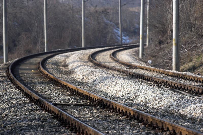 Gleis stockfoto. Bild von serie, transport, ausdrücklich - 5120506