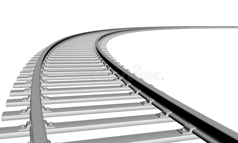 Das Gleis stock abbildung. Illustration von pfad, eisen - 21143553