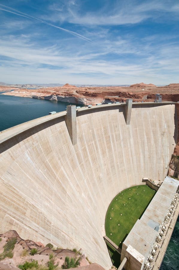 Glen Canyon Dam stock photo. Image of generation, power - 7530274