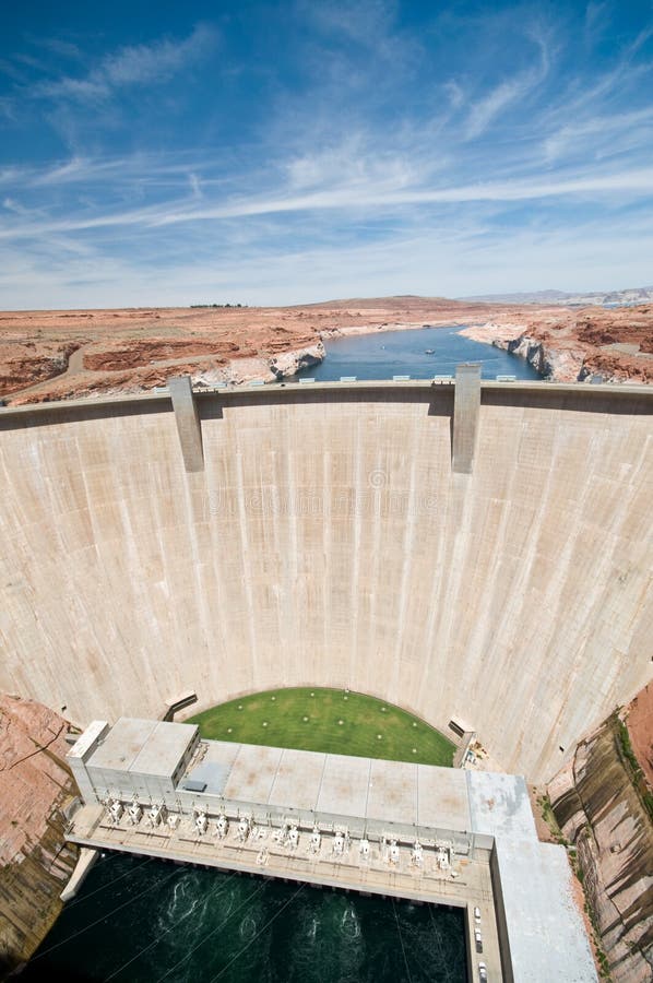 Glen Canyon Dam stock photo. Image of generation, power - 7530274
