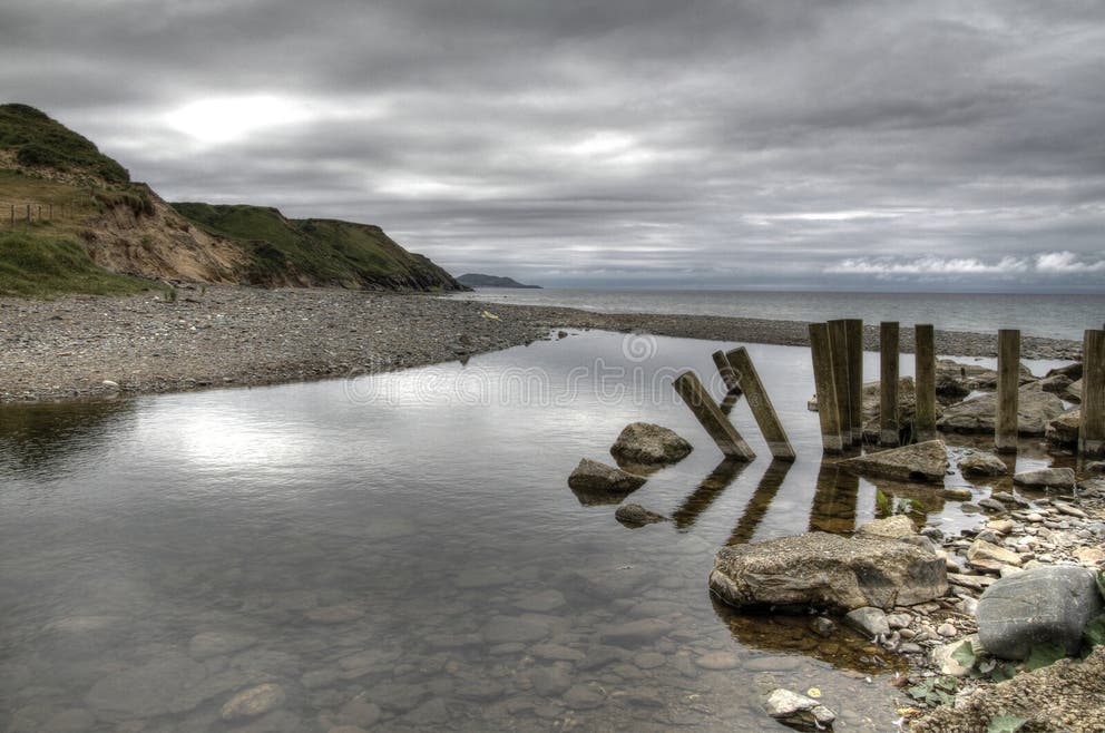 Glen Mooar. Isle of Man stock image. Image of isle, estuary - 85778049