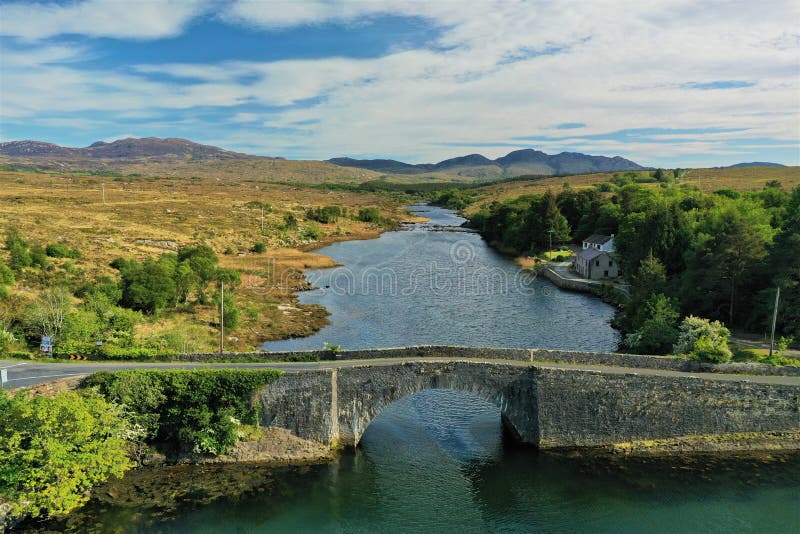 Glen River Flows Peacefully through the Valley Beneath Slieve Donard ...