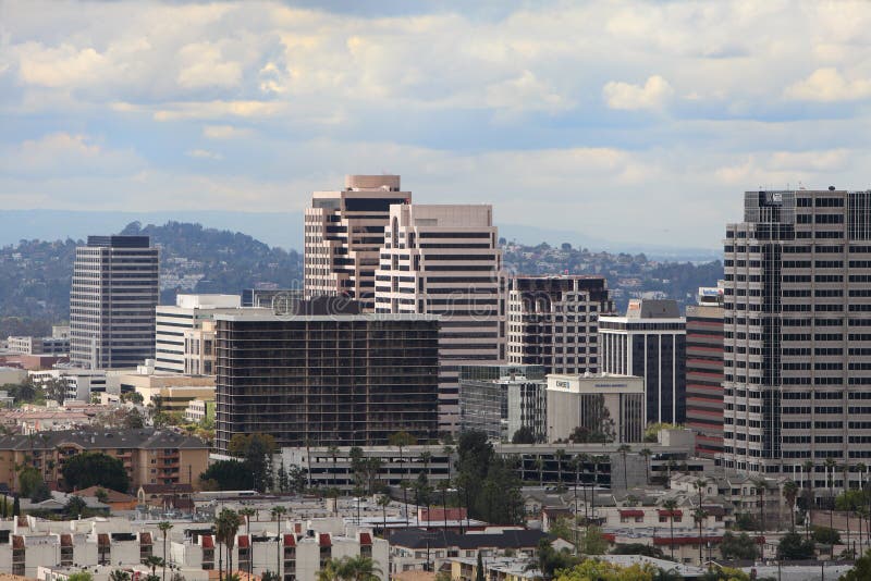 Glendale, CA - View of the City Editorial Stock Image - Image of view ...