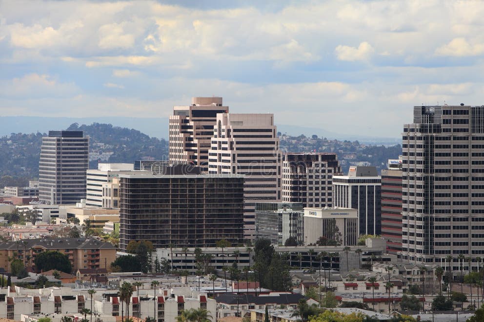 Glendale, CA - View of the City Editorial Stock Image - Image of view ...