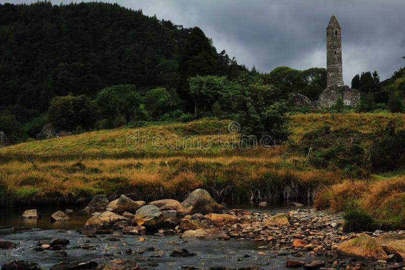 Glendalough stock photo. Image of irland, forest, irish - 55569172