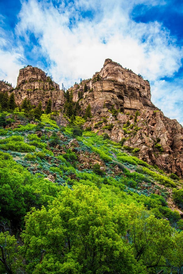 Glenwood kanjon i Colorado arkivfoto. Bild av stöld, amerika - 47813502