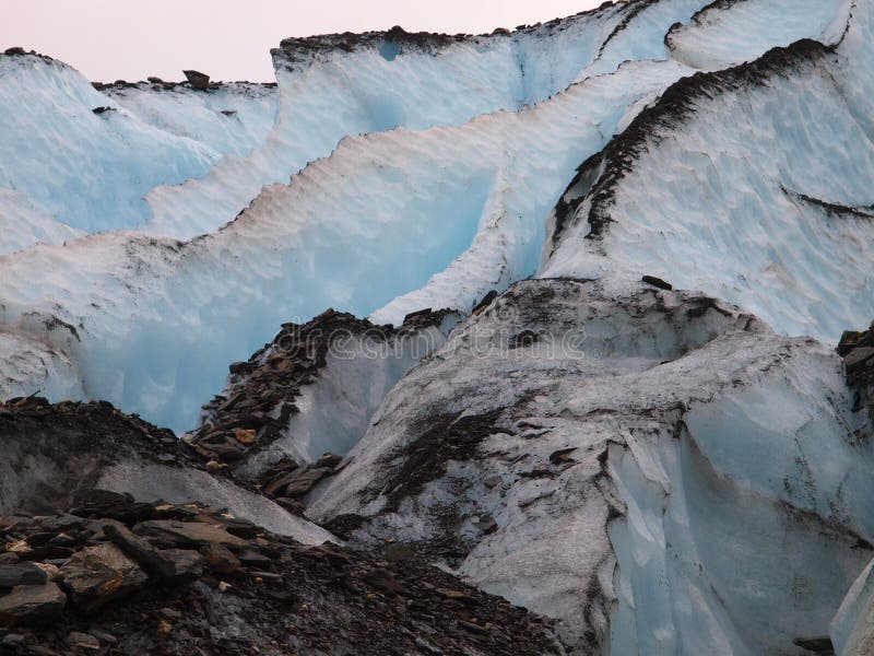 Gletscherspalte Im Gletscher Stockfoto - Bild von alaska, rand: 106110662
