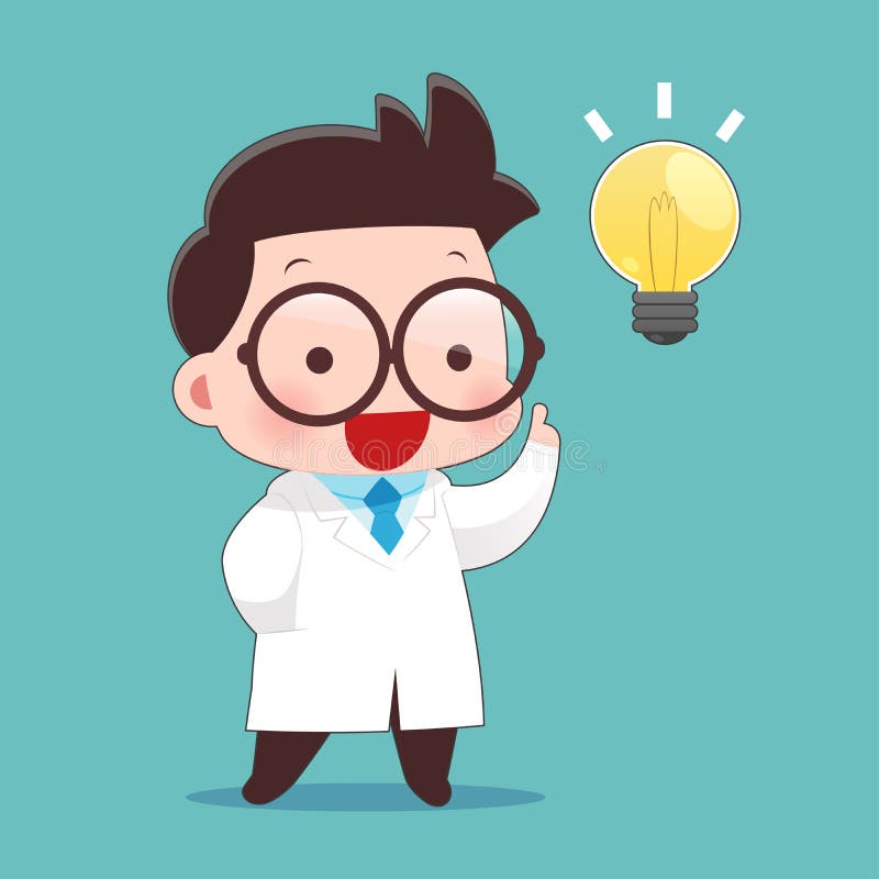 Gli Scienziati Hanno Ottenuto Il Vettore Di Idea Illustrazione ... Gli Scienziati Hanno Ottenuto Il Vettore Di Idea Illustrazione ...