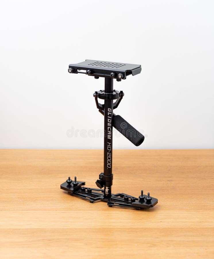 Glidecam HD-2000 Camera Stabiliser Standing on a Table... Editorial ...