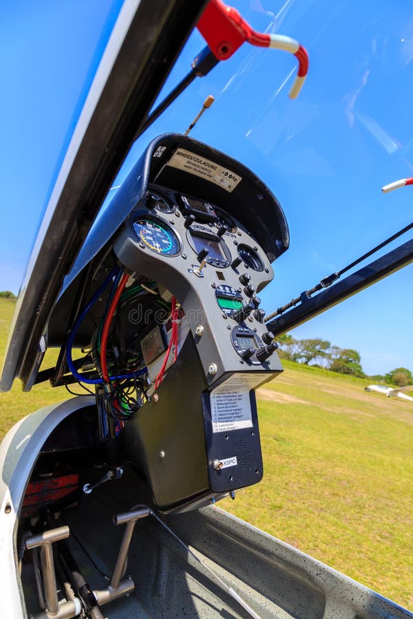 Glider cockpit editorial photography. Image of instruments - 68708462