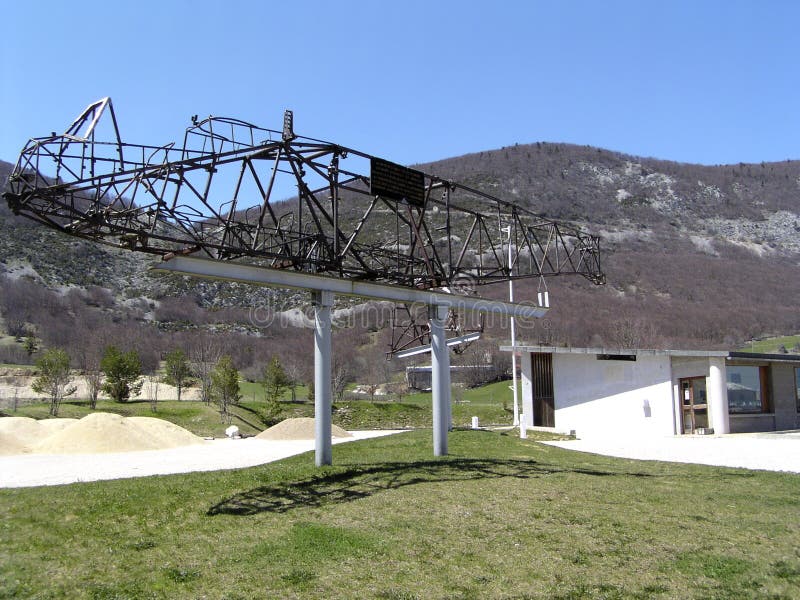 Glider skeleton stock photo. Image of german, monument - 129752