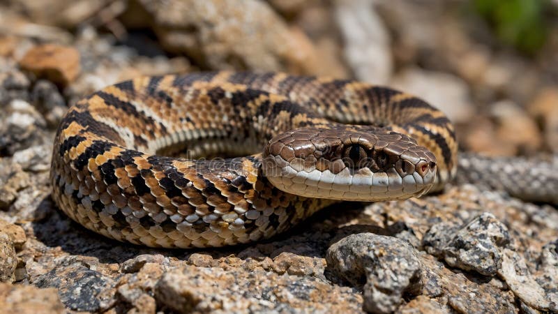 Gliding through the Jungle Flying Snake Gracefully Soaring between Lush ...
