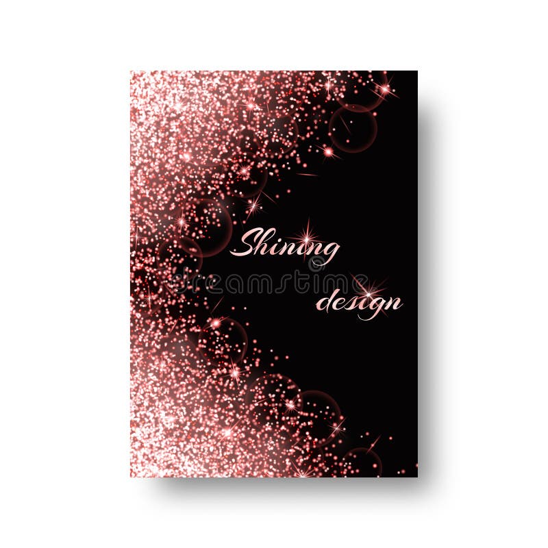 Glimmer Background with Bright Light Stock Vector - Illustration of ...