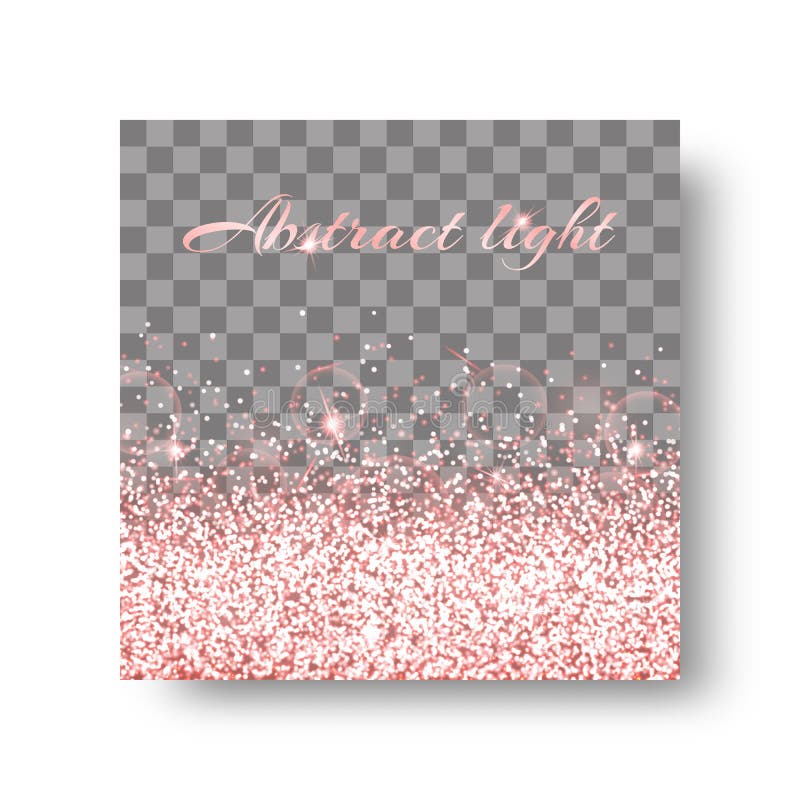 Glitter on a Transparent Background Stock Vector - Illustration of ...