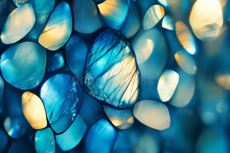 Glimmering Blue Labradorite Texture Revealing Natural Patterns and ...