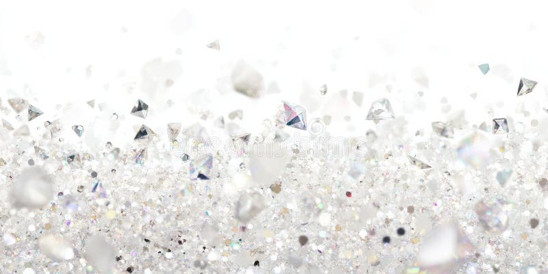 Glimmering Surface Combination Diamond Shaped Facets Small Glittering ...