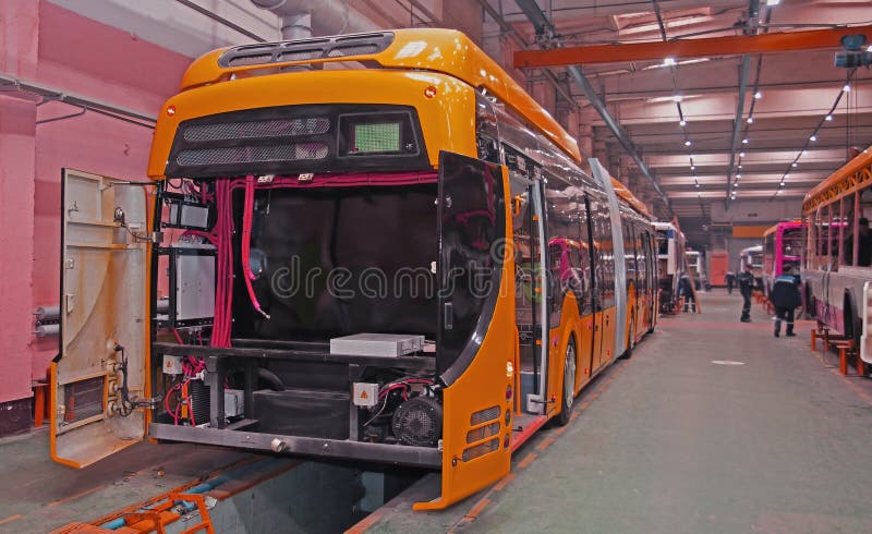 A Glimpse into the Assembly of a Modern Electric Bus in a Factory ...