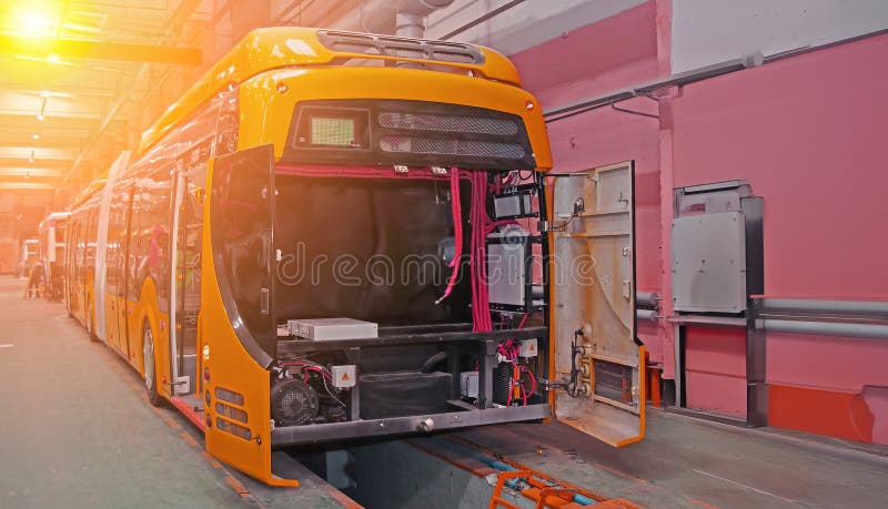 A Glimpse into the Assembly of a Modern Electric Bus in a Factory ...