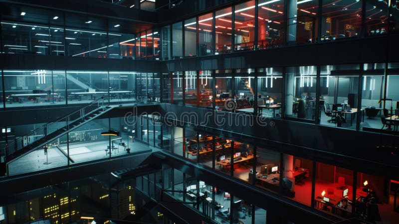 A Glimpse of the Bustling Activity Happening on Every Floor of the ...