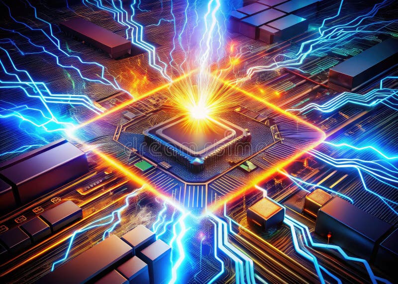 A Glimpse into the Electrifying Future Futuristic Computer ...