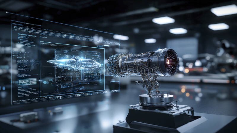 Modern Lab Environment Innovative Digital Graphics and Advanced ...