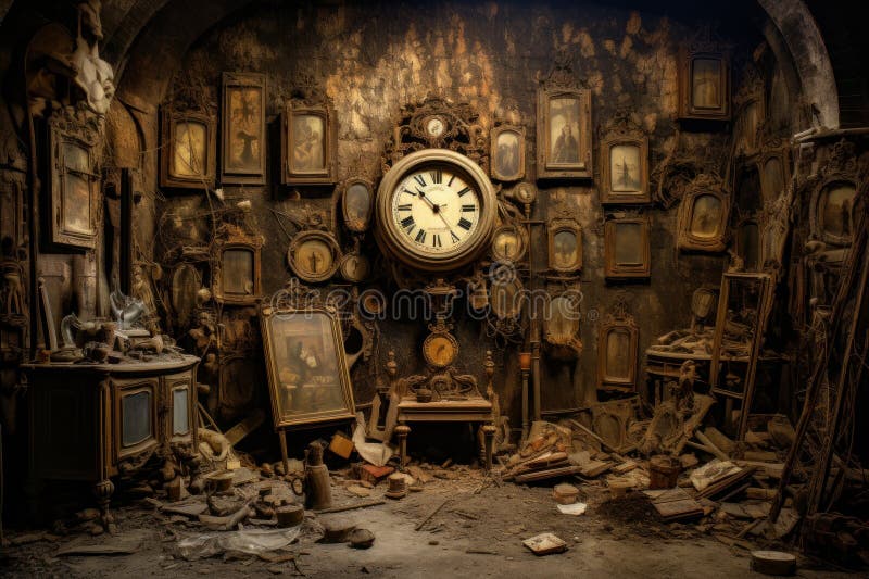 A Glimpse of History Relics of the Past Stock Illustration ...