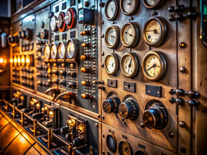 A Glimpse into Industrial History Exploring a Vintage Machine Control ...