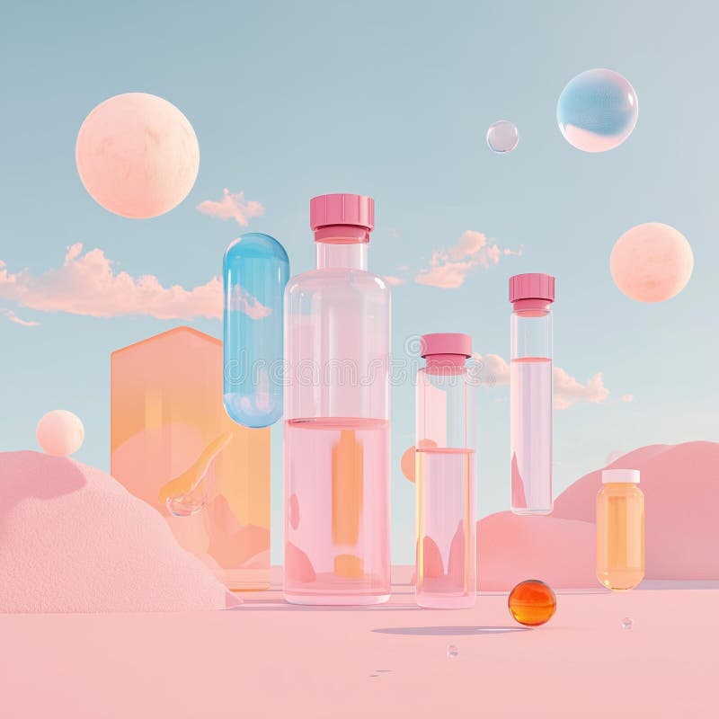 Innovative Pharmaceutical Production Modern Laboratory Digital Art ...