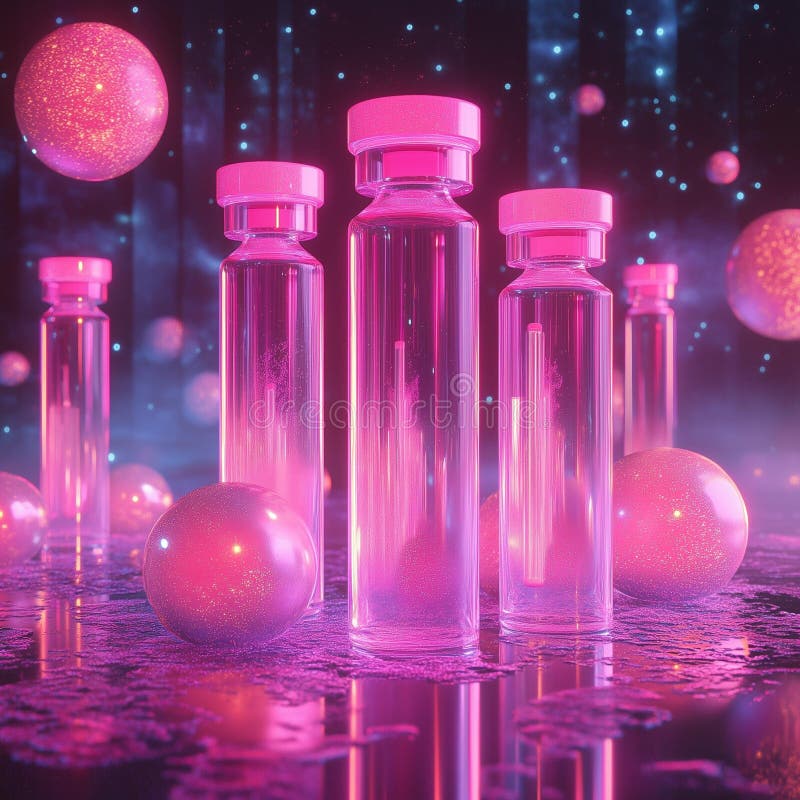 Innovative Pharmaceutical Production Modern Laboratory Digital Art ...