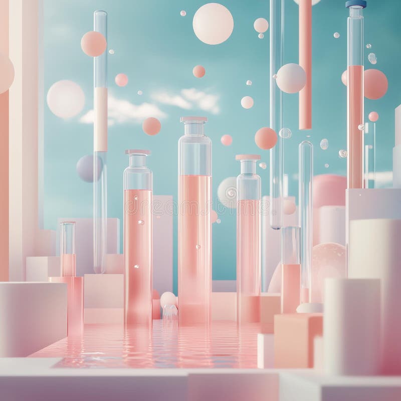 Innovative Pharmaceutical Production Modern Laboratory Digital Art ...