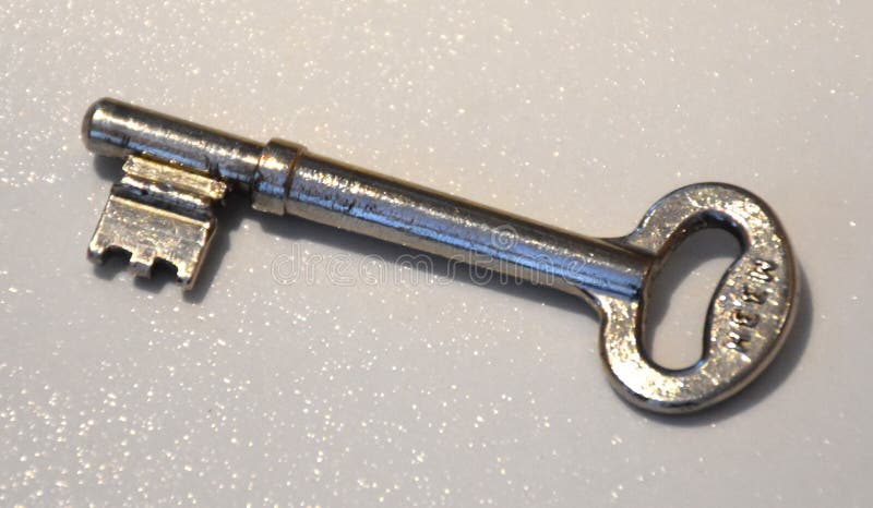 Glimpse of an Old Skeleton Key in Northern England Stock Photo - Image ...