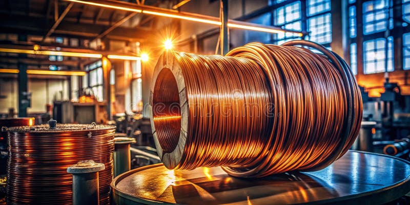 A Glimpse into the Past Capturing the Intricate Copper Wire Coil Cable ...