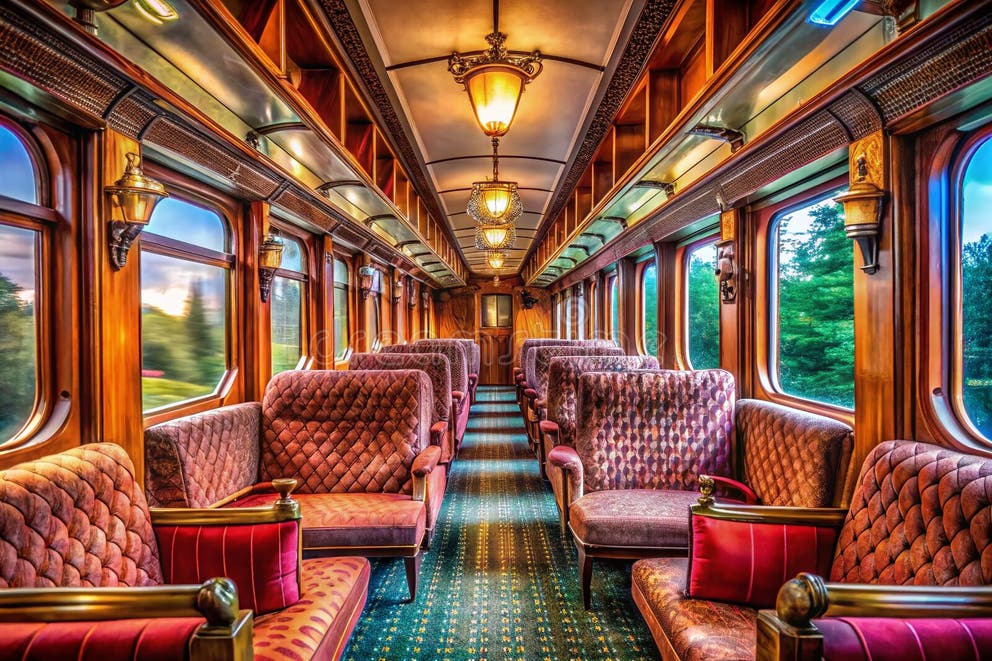 A Glimpse into the Past Comparing First and Second Class Train Carriage ...