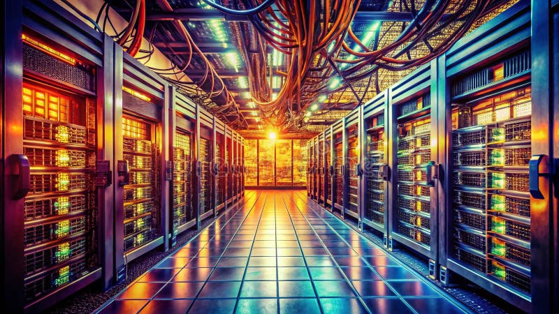 A Glimpse into the Past Retro Server Room Reveals Ecommerce Networking ...