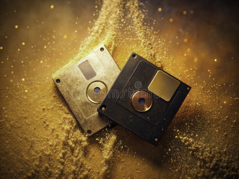 A Glimpse into the Past Vintage Floppy Disks 525 35 80s and 90s ...