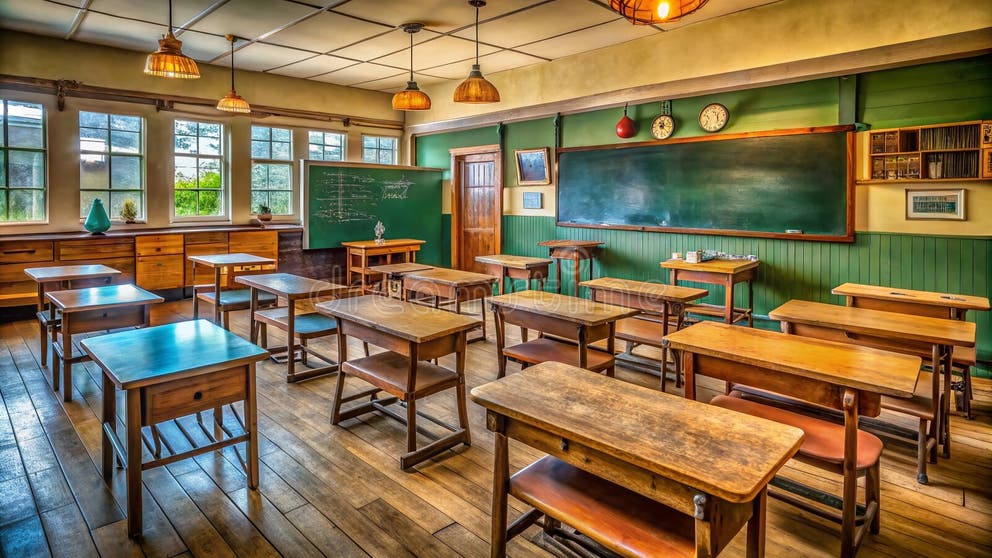 A Glimpse into 1960s Education Empty Classroom Remembers MidCentury ...