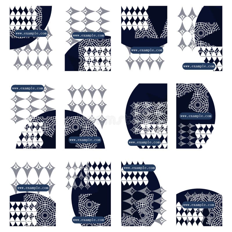 Navigating the Intersection of Geometry and the Web Stock Vector ...