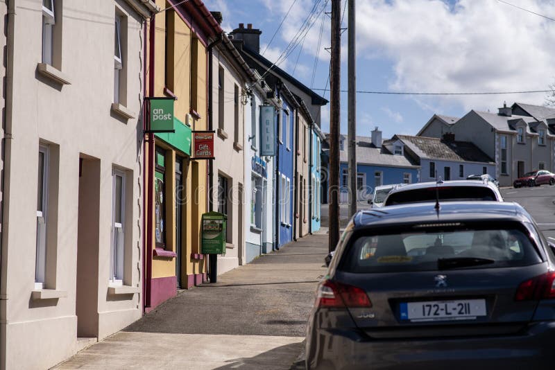 Glin Village in County Limerick,Ireland,March 18,2022 Editorial Photo ...