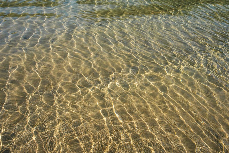Glistening Sunlight on the Lake Surface. Pure Water Texture Stock Image ...