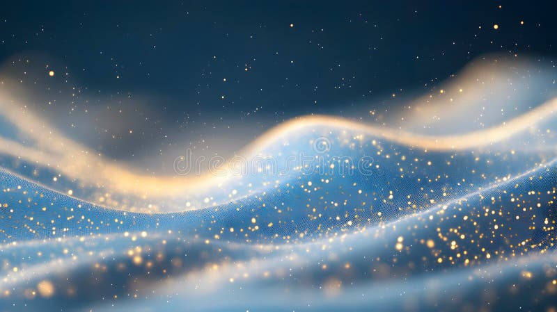 Glistening Waves of Shimmering Light Create a Mesmerizing Visual Effect ...